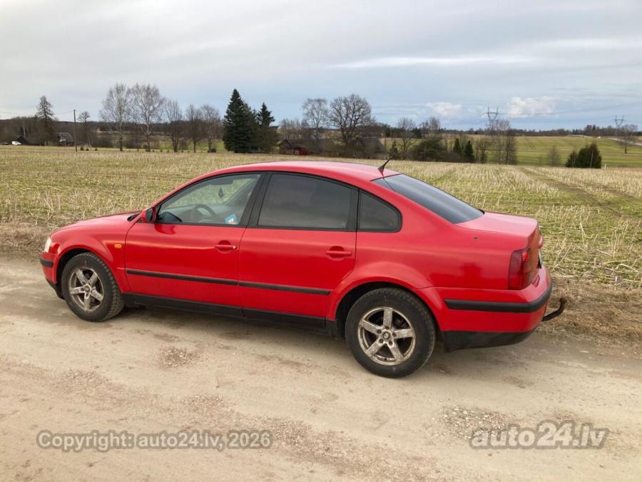 Red Volkswagen Passat 1998 in Tartu, with an engine capacity of 1.90 L and mileage of 0 thousand km for 1250 €, photo 7 on AUTOMOTO.COM.LV
