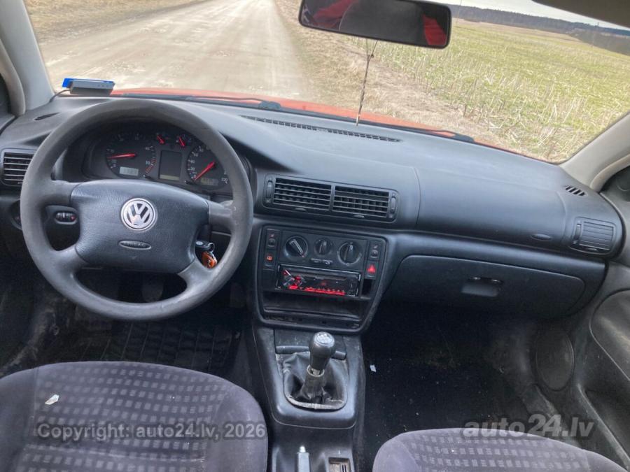 Red Volkswagen Passat 1998 in Tartu, with an engine capacity of 1.90 L and mileage of 0 thousand km for 1250 €, photo 12 on AUTOMOTO.COM.LV
