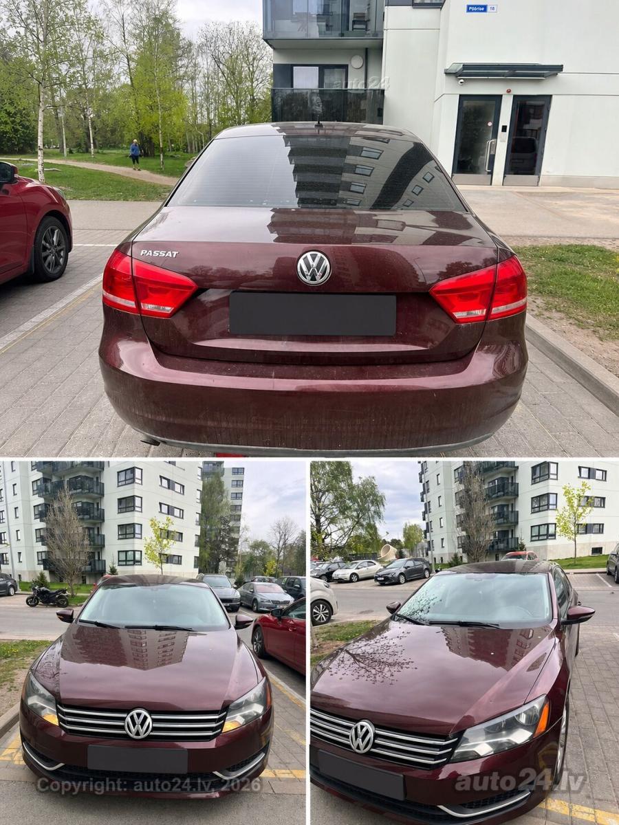 Sarkans Volkswagen Passat 2012 Tallina, ar dzinēja tilpumu 2.50 L un nobraukumu 261 tūkst. km par 5500 €, foto 4 vietnē AUTOMOTO.COM.LV
