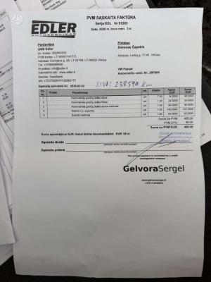 Красный Фольксваген Пассат 2015 в Вильнюс, объемом двигателя 2.00 л и пробегом 244 тыс. км за 8500 €, фото 17 на AUTOMOTO.COM.LV