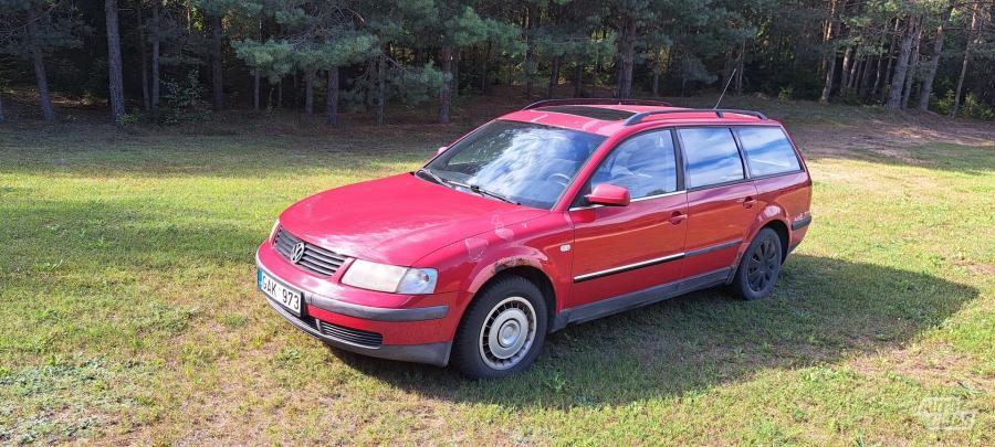 Sarkans Volkswagen Passat 1997 Druskininkai, ar dzinēja tilpumu 1.90 L un nobraukumu 420 tūkst. km par 370 €, foto 3 vietnē AUTOMOTO.COM.LV