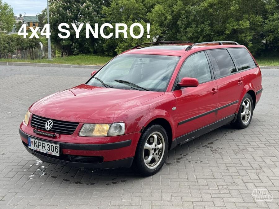 Sarkans Volkswagen Passat 1999 Ukmergė, ar dzinēja tilpumu 1.90 L un nobraukumu 615 tūkst. km par 650 €, foto 1 vietnē AUTOMOTO.COM.LV