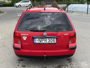 Sarkans Volkswagen Passat 1999 Ukmergė, ar dzinēja tilpumu 1.90 L un nobraukumu 615 tūkst. km par 650 €, foto 5 vietnē AUTOMOTO.COM.LV