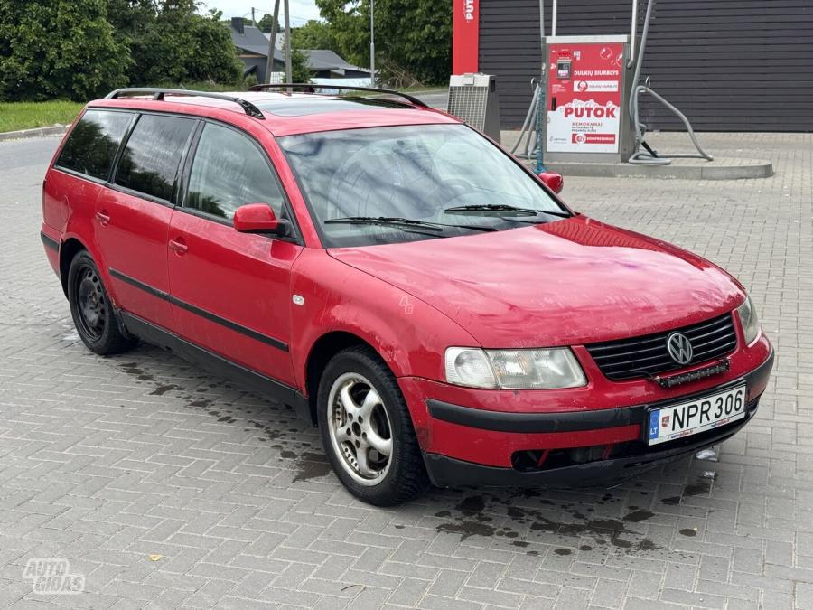 Sarkans Volkswagen Passat 1999 Ukmergė, ar dzinēja tilpumu 1.90 L un nobraukumu 615 tūkst. km par 650 €, foto 8 vietnē AUTOMOTO.COM.LV