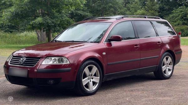 Sarkans Volkswagen Passat 2003 Viļņa, ar dzinēja tilpumu 1.90 L un nobraukumu 338 tūkst. km par 3350 €, foto 3 vietnē AUTOMOTO.COM.LV