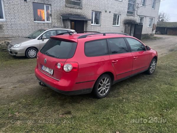 Sarkans Volkswagen Passat 2005 Pērnava, ar dzinēja tilpumu 2.00 L un nobraukumu 440 tūkst. km par 1100 €, foto 4 vietnē AUTOMOTO.COM.LV