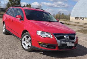 Red Volkswagen Passat 2006 in Radviliskis, with an engine capacity of 2.00 L and mileage of 382 thousand km for 1450 €, photo  on AUTOMOTO.COM.LV