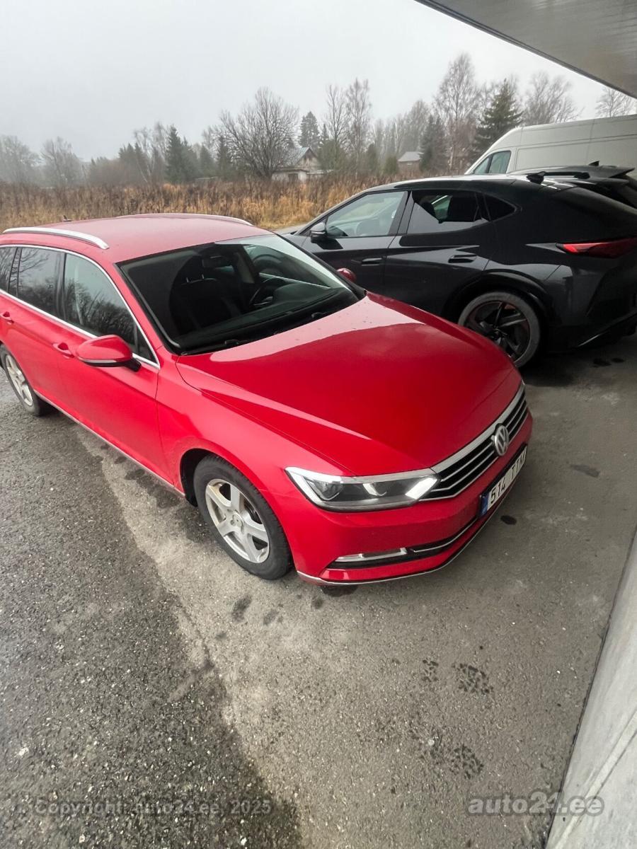 Sarkans Volkswagen Passat 2015 Tallina, ar dzinēja tilpumu 2.00 L un nobraukumu 238 tūkst. km par 11500 €, foto 1 vietnē AUTOMOTO.COM.LV