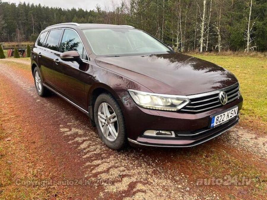 Sarkans Volkswagen Passat 2015 Valga, ar dzinēja tilpumu 2.00 L un nobraukumu 161 tūkst. km par 14300 €, foto 1 vietnē AUTOMOTO.COM.LV