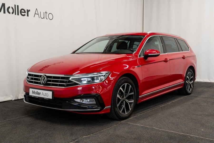 Red Volkswagen Passat 2023 in Tallinn, with an engine capacity of 2.00 L and mileage of 126 thousand km for 24200 €, photo 1 on AUTOMOTO.COM.LV