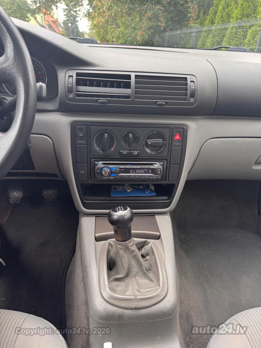 Volkswagen Passat 2001 Tartu, ar dzinēja tilpumu 2.00 L un nobraukumu 248 tūkst. km par 1800 €, foto 7 vietnē AUTOMOTO.COM.LV