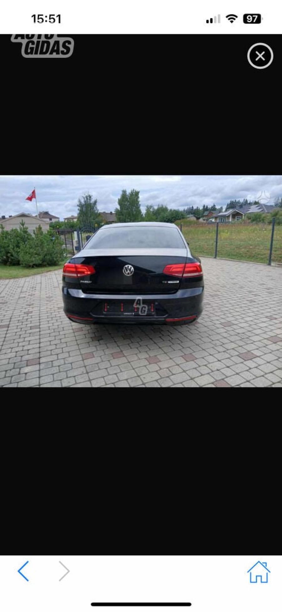 Volkswagen Passat 2017 in Elektrenai, with an engine capacity of 1.40 L and mileage of 205 thousand km for 9800 €, photo 5 on AUTOMOTO.COM.LV