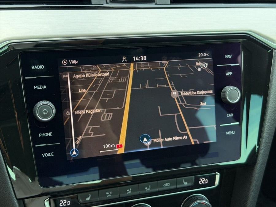 Volkswagen Passat 2020 in Parnu, with an engine capacity of 1.50 L and mileage of 93 thousand km for 21900 €, photo 13 on AUTOMOTO.COM.LV