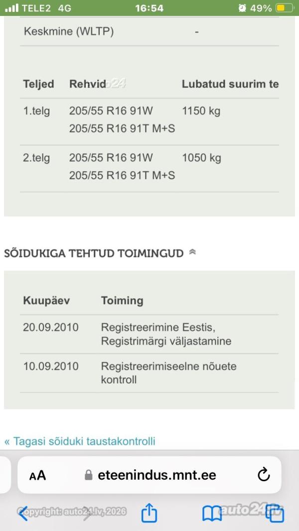 Volkswagen Passat 2003 Tartu, ar dzinēja tilpumu 2.50 L un nobraukumu 307 tūkst. km par 2200 €, foto 6 vietnē AUTOMOTO.COM.LV