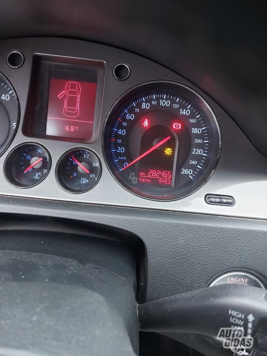 Volkswagen Passat 2008 in Vilnius, with an engine capacity of 1.90 L and mileage of 284 thousand km for 1750 €, photo 14 on AUTOMOTO.COM.LV