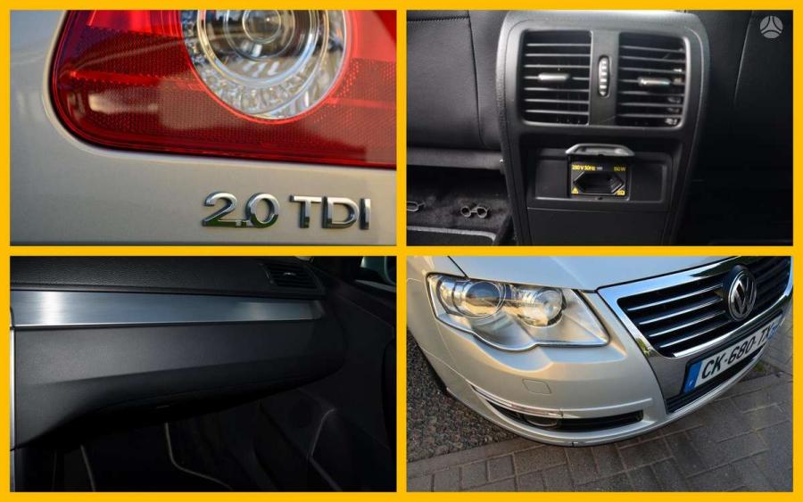 Volkswagen Passat 2010 in Kaunas, with an engine capacity of 2.00 L and mileage of 256 thousand km for 3999 €, photo 27 on AUTOMOTO.COM.LV