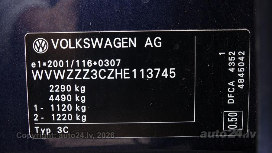 Volkswagen Passat 2017 Tartu, ar dzinēja tilpumu 2.00 L un nobraukumu 237 tūkst. km par 14490 €, foto 25 vietnē AUTOMOTO.COM.LV