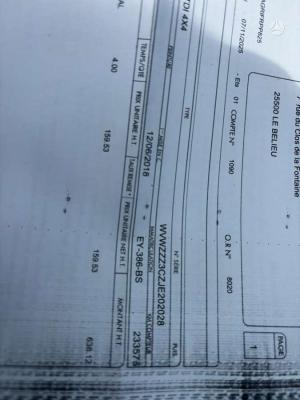 Volkswagen Passat 2018 in Taurage, with an engine capacity of 1.97 L and mileage of 248 thousand km for 13300 €, photo 27 on AUTOMOTO.COM.LV