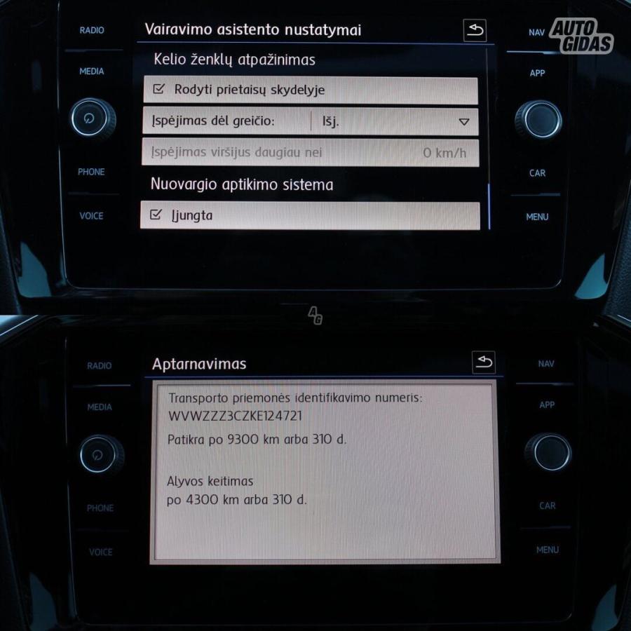 Volkswagen Passat 2019 in Vilnius, with an engine capacity of 2.00 L and mileage of 244 thousand km for 16250 €, photo 14 on AUTOMOTO.COM.LV