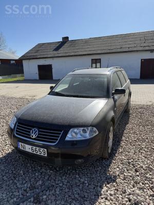 Black Volkswagen passat-variant 2003 in Jelgava, with an engine capacity of 1.90 L and mileage of 313 thousand km for 1300 €, photo  on AUTOMOTO.COM.LV