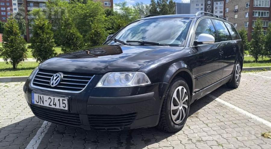 Black Volkswagen passat-variant 2004 in Riga, with an engine capacity of 1.90 L and mileage of 380 thousand km for 950 €, photo 1 on AUTOMOTO.COM.LV