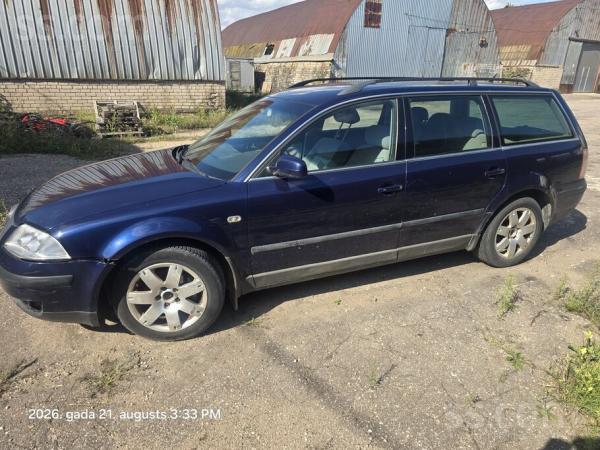 Zils Volkswagen passat-variant 2001 Daugavpils, ar dzinēja tilpumu 2.00 L un nobraukumu 212 tūkst. km par 1100 €, foto 6 vietnē AUTOMOTO.COM.LV