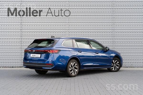 Blue Volkswagen passat-variant 2024 in Riga, with an engine capacity of 1.50 L and mileage of 67 thousand km for 29990 €, photo 5 on AUTOMOTO.COM.LV