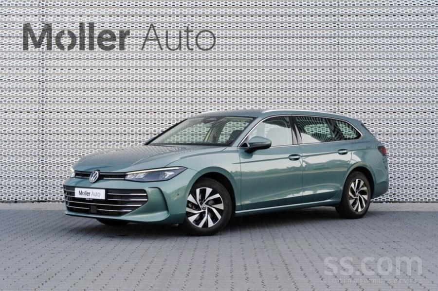 Green Volkswagen passat-variant 2024 in Riga, with an engine capacity of 1.50 L and mileage of 61 thousand km for 29900 €, photo 1 on AUTOMOTO.COM.LV