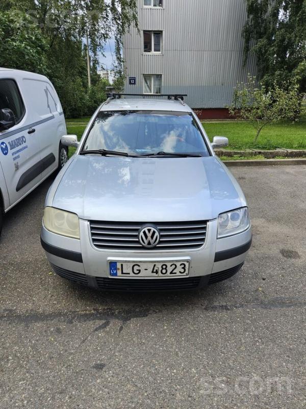 Grey Volkswagen passat-variant 2002 in Riga, with an engine capacity of 1.90 L and mileage of 374 thousand km for 700 €, photo 5 on AUTOMOTO.COM.LV