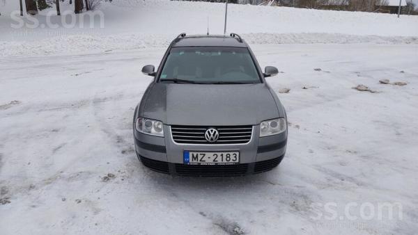 Grey Volkswagen passat-variant 2004 in Aluksne, with an engine capacity of 1.90 L and mileage of 0 thousand km for 1450 €, photo 4 on AUTOMOTO.COM.LV