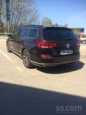 Red Volkswagen passat-variant 2015 in Jelgava, with an engine capacity of 2.00 L and mileage of 185 thousand km for 14600 €, photo 2 on AUTOMOTO.COM.LV