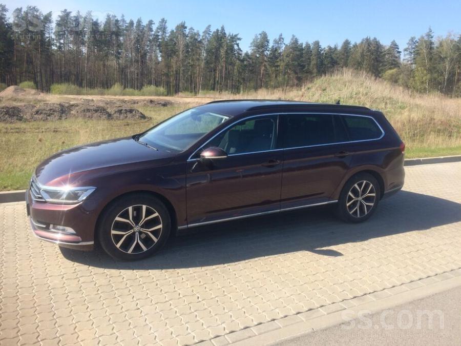 Red Volkswagen passat-variant 2015 in Jelgava, with an engine capacity of 2.00 L and mileage of 185 thousand km for 14600 €, photo 3 on AUTOMOTO.COM.LV