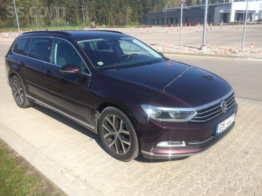 Red Volkswagen passat-variant 2015 in Jelgava, with an engine capacity of 2.00 L and mileage of 185 thousand km for 14600 €, photo 4 on AUTOMOTO.COM.LV