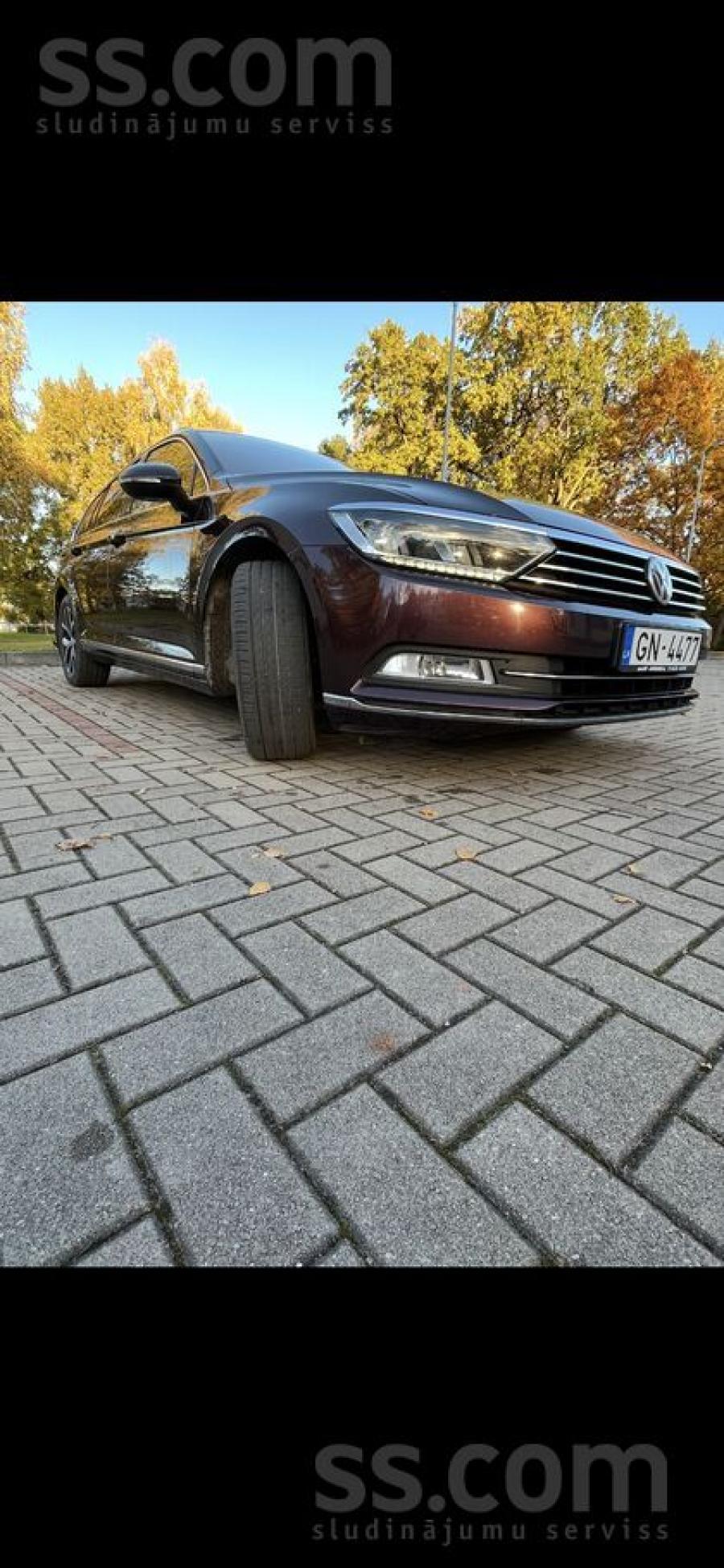Red Volkswagen passat-variant 2015 in Jelgava, with an engine capacity of 2.00 L and mileage of 185 thousand km for 14600 €, photo 6 on AUTOMOTO.COM.LV