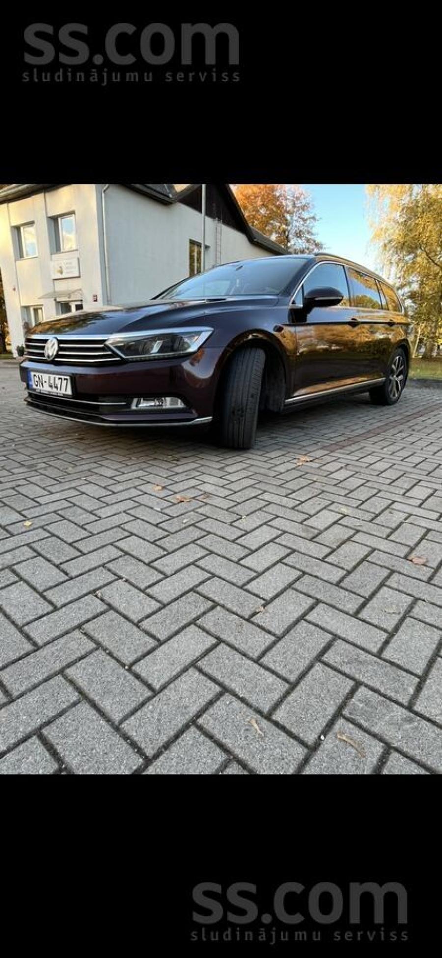 Red Volkswagen passat-variant 2015 in Jelgava, with an engine capacity of 2.00 L and mileage of 185 thousand km for 14600 €, photo 7 on AUTOMOTO.COM.LV