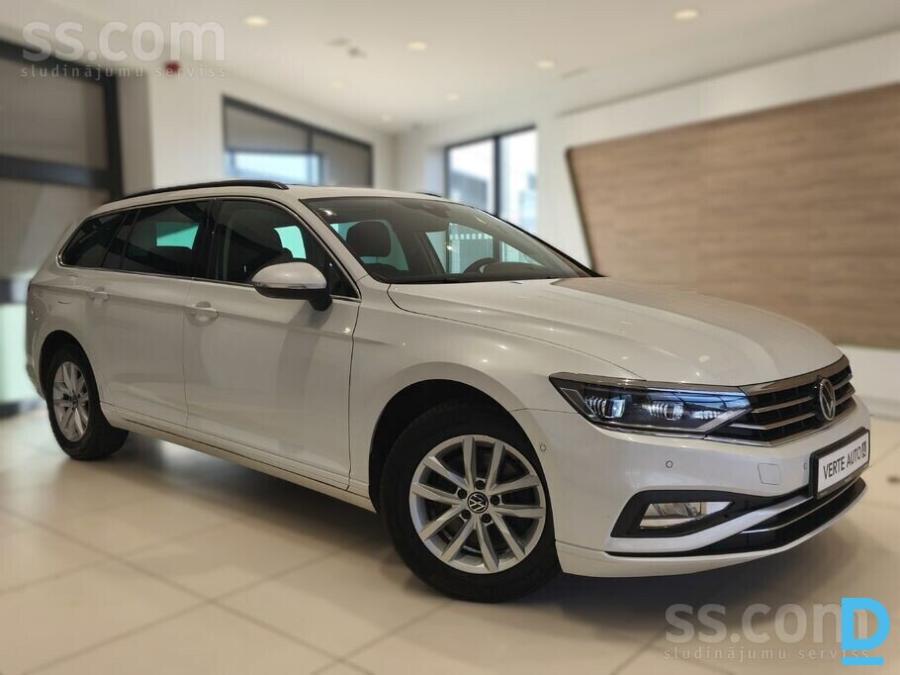 White Volkswagen passat-variant 2021 in Riga, with an engine capacity of 2.00 L and mileage of 231 thousand km for 18490 €, photo 1 on AUTOMOTO.COM.LV