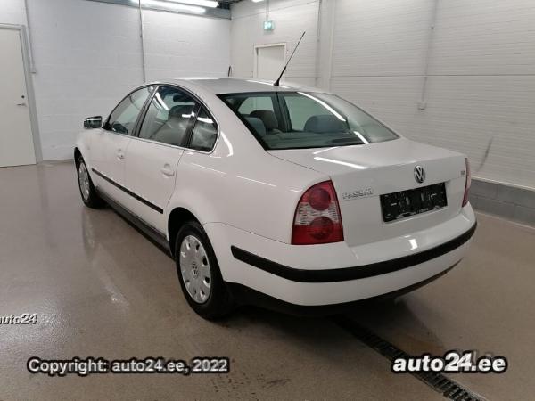 White Volkswagen Passat 2002 in Viljandi, with an engine capacity of 1.90 L and mileage of 254 thousand km for 2790 €, photo 6 on AUTOMOTO.COM.LV