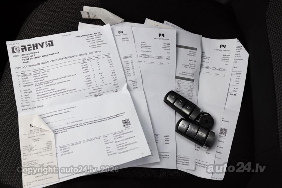 Белый Фольксваген Пассат 2011 в Таллин, объемом двигателя 2.00 л и пробегом 272 тыс. км за 4500 €, фото 24 на AUTOMOTO.COM.LV