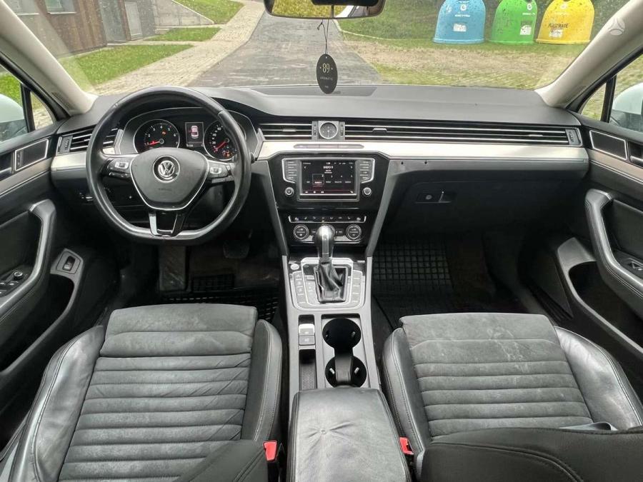 White Volkswagen Passat 2015 in Trakai, with an engine capacity of 1.98 L and mileage of 361 thousand km for 3999 €, photo 16 on AUTOMOTO.COM.LV