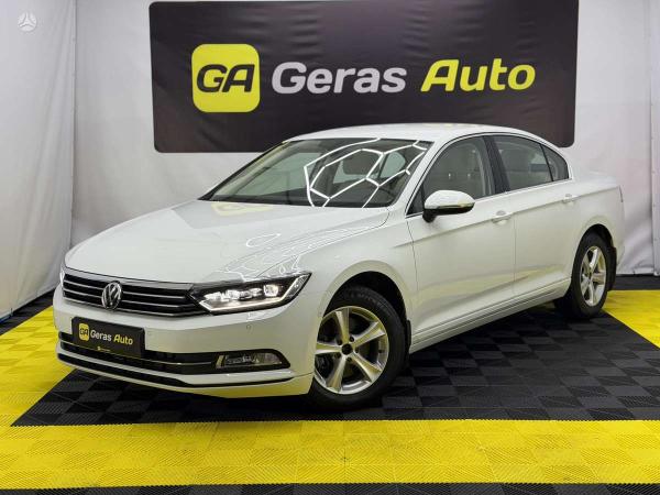 White Volkswagen Passat 2016 in Vilnius, with an engine capacity of 1.40 L and mileage of 125 thousand km for 10200 €, photo 1 on AUTOMOTO.COM.LV