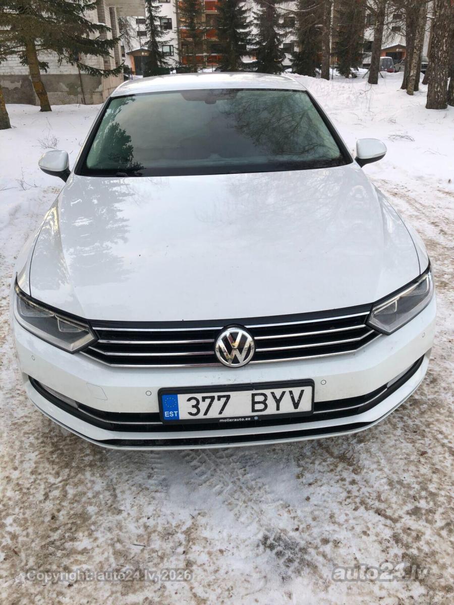 White Volkswagen Passat 2018 in Polva, with an engine capacity of 1.50 L and mileage of 124 thousand km for 17000 €, photo 1 on AUTOMOTO.COM.LV