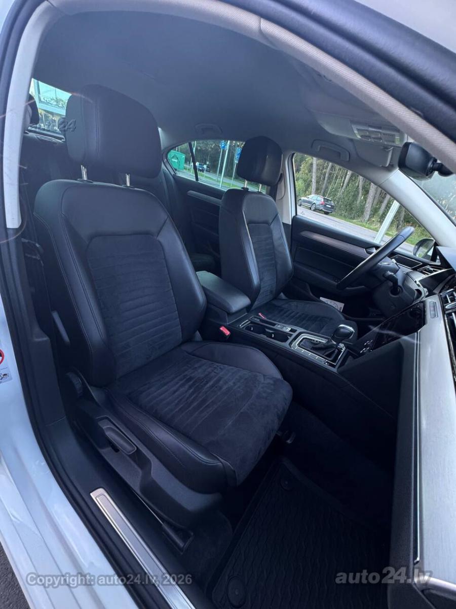 White Volkswagen Passat 2019 in Tallinn, with an engine capacity of 2.00 L and mileage of 152 thousand km for 17500 €, photo 6 on AUTOMOTO.COM.LV
