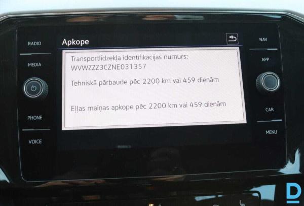 White Volkswagen Passat 2021 in Riga, with an engine capacity of 1.50 L and mileage of 115 thousand km for 19000 €, photo 6 on AUTOMOTO.COM.LV