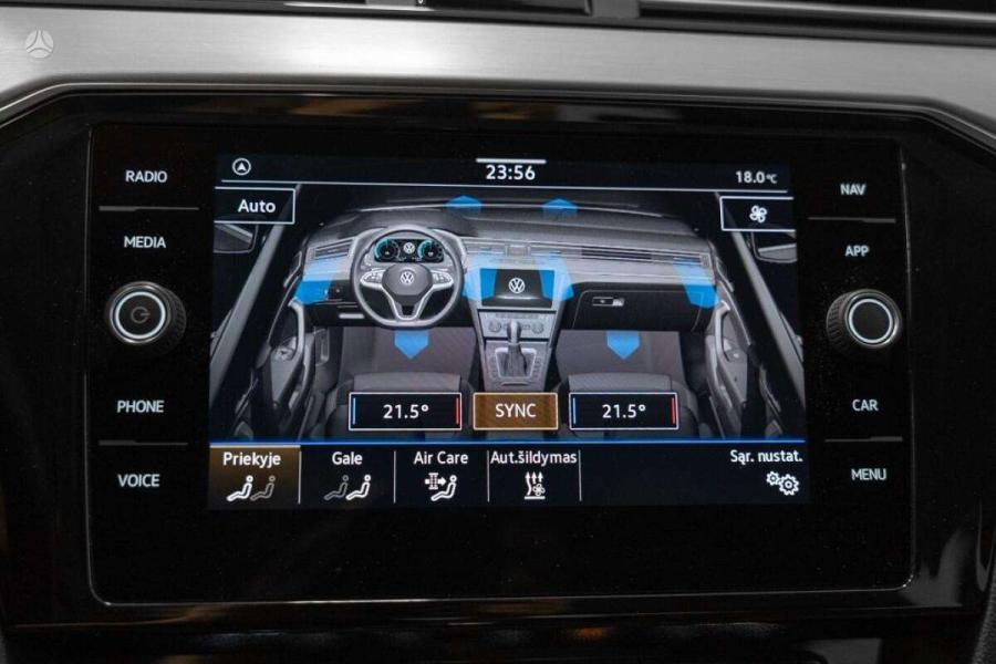 Balts Volkswagen Passat 2021 Viļņa, ar dzinēja tilpumu 1.50 L un nobraukumu 84 tūkst. km par 21900 €, foto 18 vietnē AUTOMOTO.COM.LV