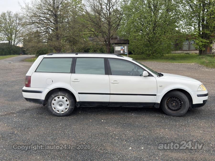 White Volkswagen Passat 2001 in Tallinn, with an engine capacity of 1.90 L and mileage of 490 thousand km for 1900 €, photo 8 on AUTOMOTO.COM.LV