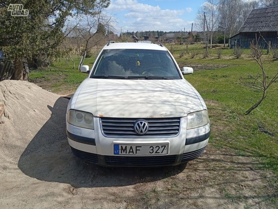 Balts Volkswagen Passat 2002 Viļņa, ar dzinēja tilpumu 1.90 L un nobraukumu 300 tūkst. km par 1150 €, foto 3 vietnē AUTOMOTO.COM.LV
