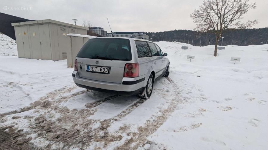 Balts Volkswagen Passat 2003 Viļņa, ar dzinēja tilpumu 2.00 L un nobraukumu 339 tūkst. km par 1450 €, foto 5 vietnē AUTOMOTO.COM.LV