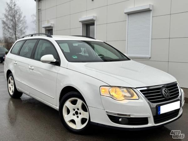 White Volkswagen Passat 2005 in Vilnius, with an engine capacity of 2.00 L and mileage of 340 thousand km for 1500 €, photo 1 on AUTOMOTO.COM.LV
