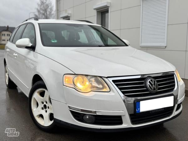 White Volkswagen Passat 2005 in Vilnius, with an engine capacity of 2.00 L and mileage of 340 thousand km for 1500 €, photo 5 on AUTOMOTO.COM.LV