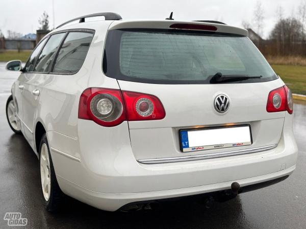 White Volkswagen Passat 2005 in Vilnius, with an engine capacity of 2.00 L and mileage of 340 thousand km for 1500 €, photo 7 on AUTOMOTO.COM.LV